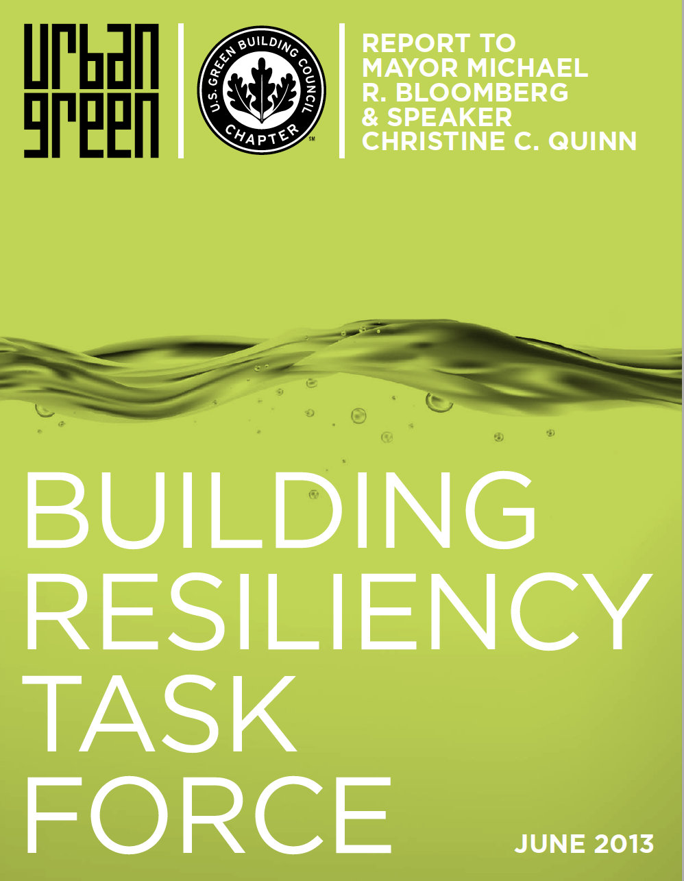 Building Resiliency Task Force - Urban Green Council